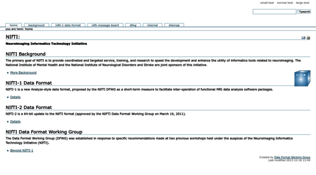 nifti.nimh.nih.gov - NIfTI: — Neuroimaging Informat... - NIfTI Nimh Nih