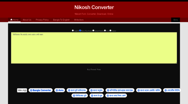 nikoshconverter.com - Nikosh Bangla Converter [Bijoy... - Nikosh Converter