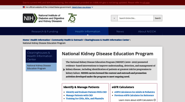 nkdep.nih.gov - National Kidney Disease Educat... - Nkdep Nih