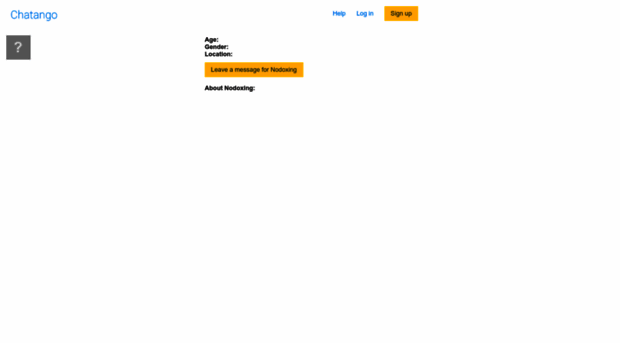 nodoxing.chatango.com - Chatango! - Nodoxing Chatango