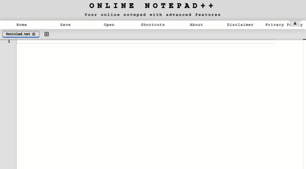 notepadplusplus.in - Online Notepad++ - Notepad Plusplus