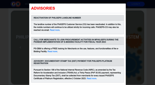 notices.philgeps.gov.ph - PhilGEPS - Notices PhilGEPS