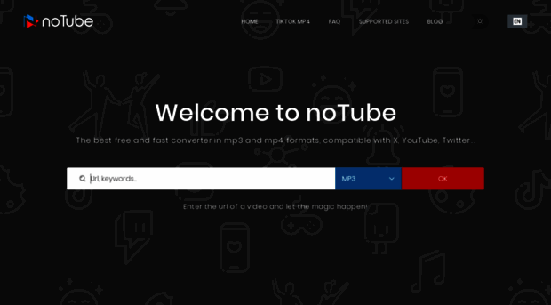 notube.net - Converter: YouTube MP3, Tiktok... - NoTube