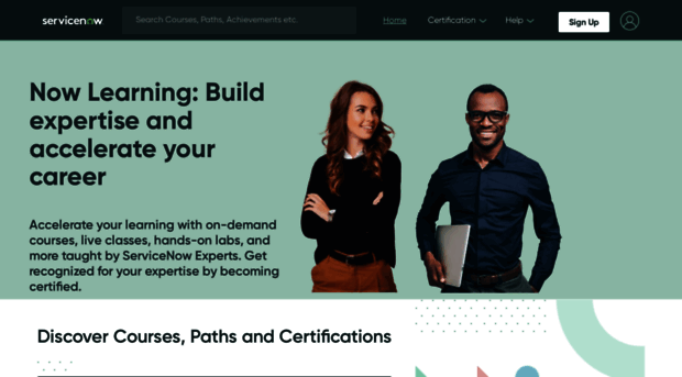 nowlearning.servicenow.com - ServiceNow - Now Learning Service