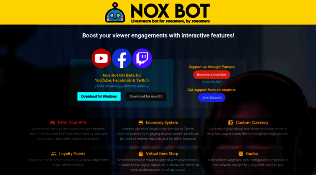 noxbot.gg - Nox Bot - Nox Bot