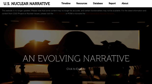 nuclearnarrative.csis.org - U.S. Nuclear Narrative | Commu... - Nuclear ...