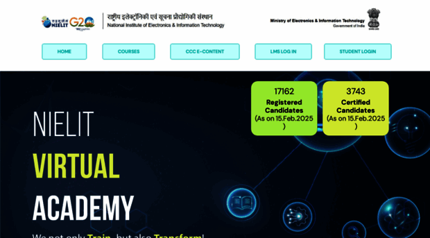 nva.nielit.gov.in - NIELIT Virtual Academy - Regis... - Nva NIELIT