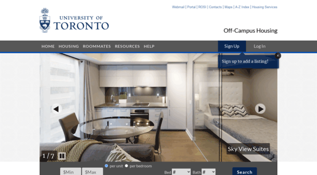 offcampushousing.utoronto.ca - University of Toronto | Off-Ca... - Off ...