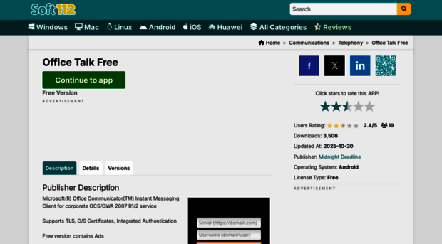 office-talk-free.soft112.com - Office Talk Free Free Download - Office ...