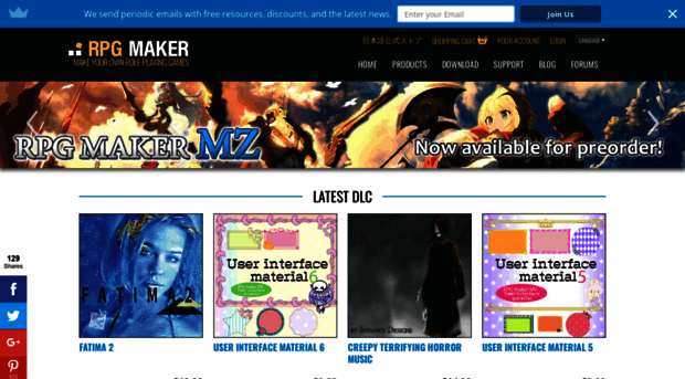 old.rpgmakerweb.com - Make Your Own Game with RPG Ma... - Old RPG Maker Web