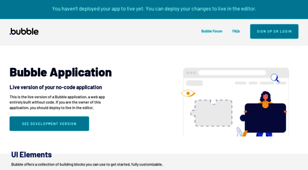 omega-app.bubbleapps.io - Visual Programming | Bubble - Omega App Bubble Apps