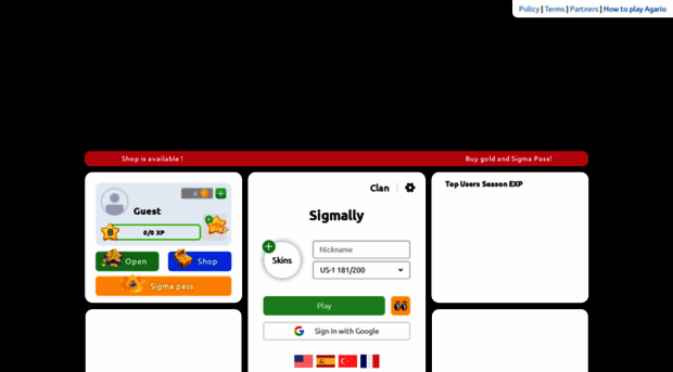 one.sigmally.com - Agario - Agar.io private serve... - One Sigmally