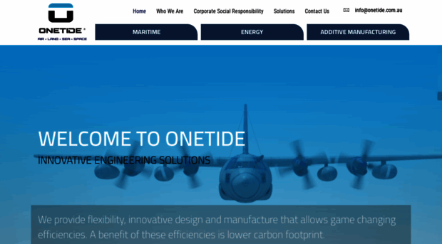 onetide.com.au - Onetide - Air | Land | Sea | S... - Onetide
