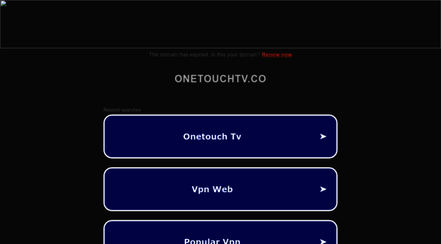 onetouchtv.co - onetouchtv.co - Onetouchtv
