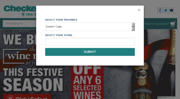 online.checkers.co.za - Checkers Click and Collect Sit... - Online Checkers