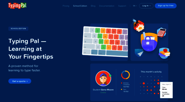 online.typingpal.com - School Edition | Typing Pal - Online Typing Pal