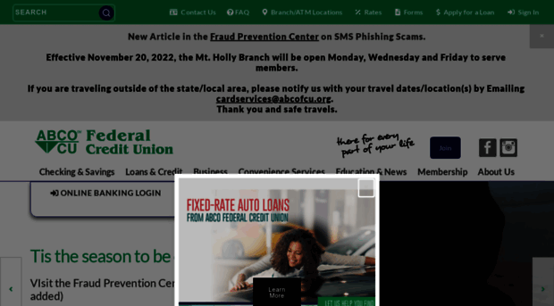onlinebanking.goabco.org - ABCO Federal Credit Union - Onlinebanking Go ...