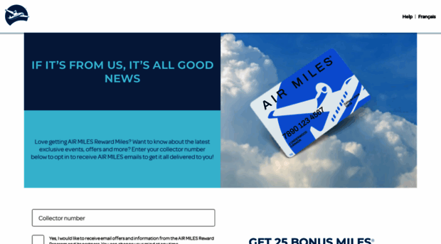 optin.airmiles.ca - Opt In - AIR MILES Email - Opt In AIR MILES
