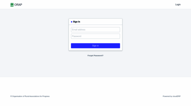 orap.clouderp.biz - Login - Orap Clouderp