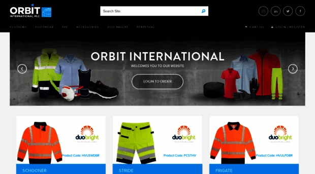 orbitfashions.co.uk - Orbit International PLC - Orbit Fashions