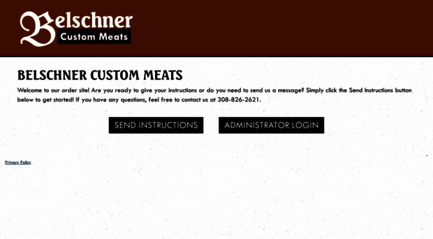 orders.bcmeats.com - Belschner Custom Meats - Send ... - Orders Bc Meats