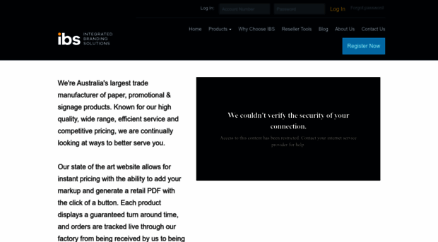 orders.ibscards.com.au - IBS Cards - Home - Orders IBS Cards