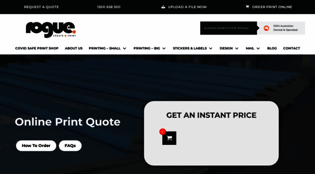 orders.rogueprintandmail.com.au - Online Print Quote | Get an in ...
