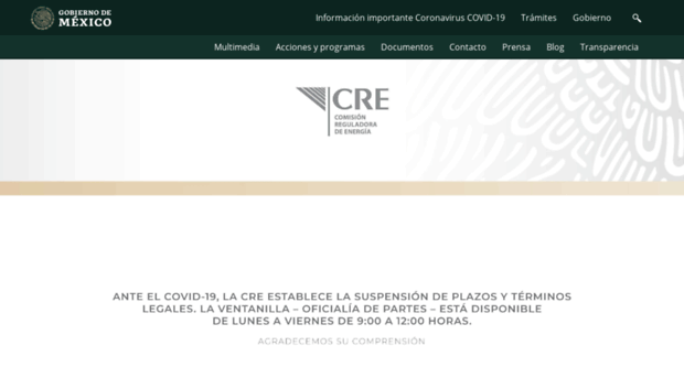 organodegobierno.cre.gob.mx - Comisión Reguladora de Energía - Organo ...