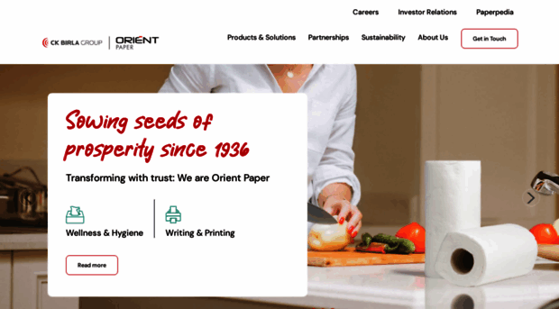 orientpaper.in - Orient Paper Industries Limite... - Orient Paper