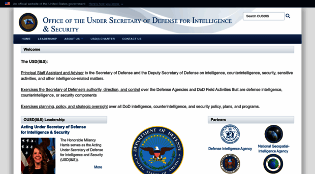 ousdi.defense.gov - OUSD(I&S) - OUSD I Defense