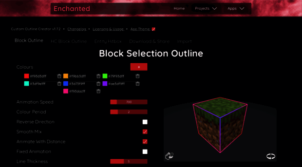 outlines.enchanted.games - Custom Outline Creator | App |... - Outline ...