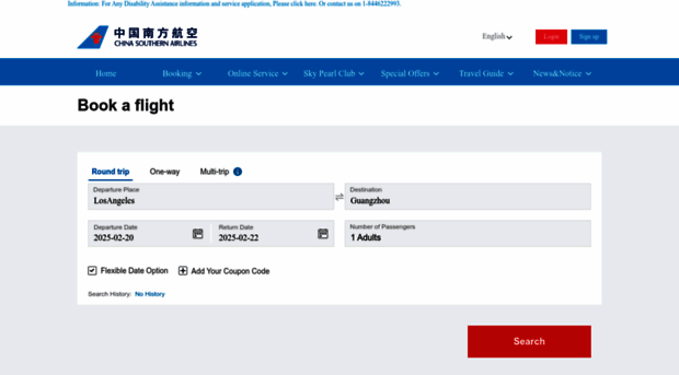 oversea.csair.com - oversea web - Oversea Csair