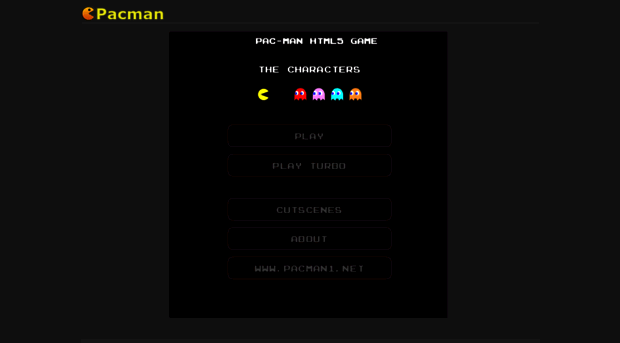 pacman1.net - PACMAN, Play Pac-Man Game Onli... - PACMAN 1