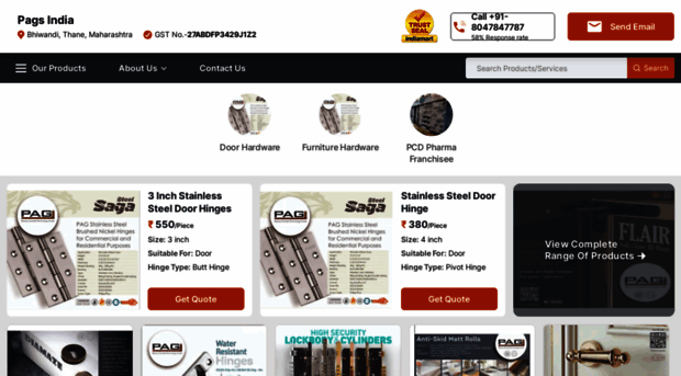 pag.co.in - Manufacturer of Mortise Handle... - Pag