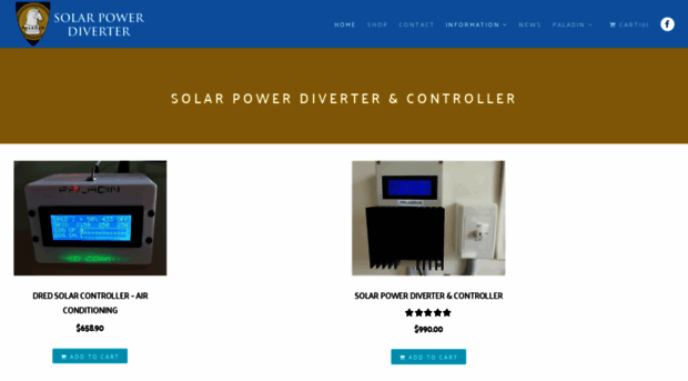 paladinsolarcontroller.com.au - Solar Power Diverter & Control... - Paladin Solar Controller