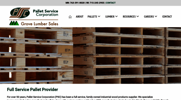 palletservice.com - Pallet Service Corporation - Pallet Service