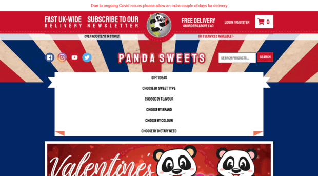 pandasweets.co.uk - Online Retro Sweet Shop | Over... - Panda Sweets