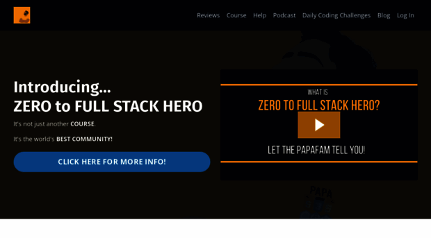 papa.mykajabi.com - Zero to Full Stack Hero by Son... - Papa Mykajabi