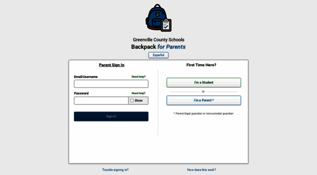 parents.gcsbackpack.com - Backpack for parents | Greenvi... - Parents ...