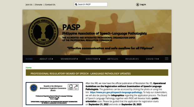 pasp.org.ph - Philippine Association of Spee... - Pasp Org