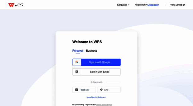 pay.wps.com - Sign in - WPS account - Pay WPS