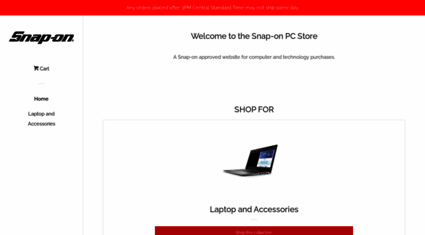 pcorder.snapon.com - Snap-on PC Store - PC Order Snap On