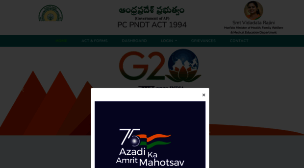 pcpndt.ap.gov.in - PC PNDT ACT - PC PNDT Ap