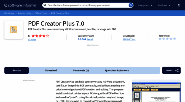 pdf-creator-plus.software.informer.com - PDF Creator Plus Download - It ...
