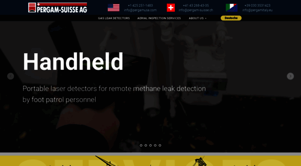 pergam-suisse.ch - Gas Leak Detectors and Methane... - Pergam Suisse