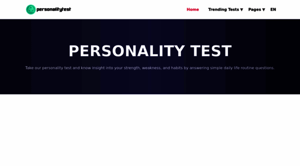 personality-test.org - Personality Test - 5 Minute Pe... - Personality Test