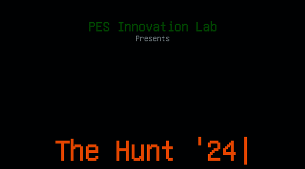 pes-innovation-lab.github.io - PIL | The Hunt '25 - Pes Innovation Lab Github