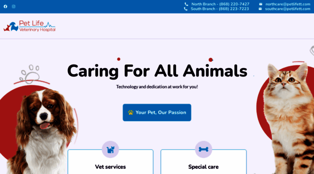 petlifett.com - Pet Life – Veterinary Hospital - Pet Life Tt