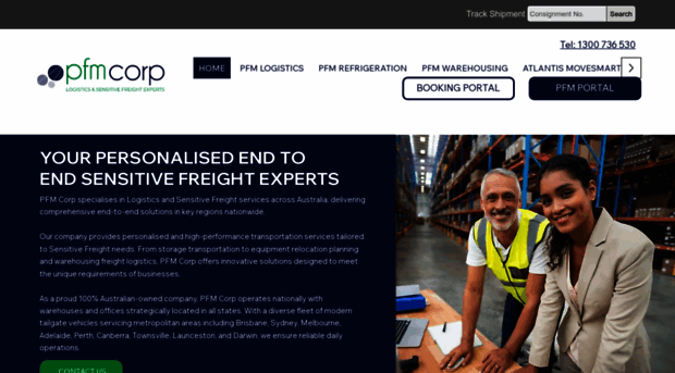 pfmcorp.com.au - Sensitive Freight Experts - PF... - PFM Corp
