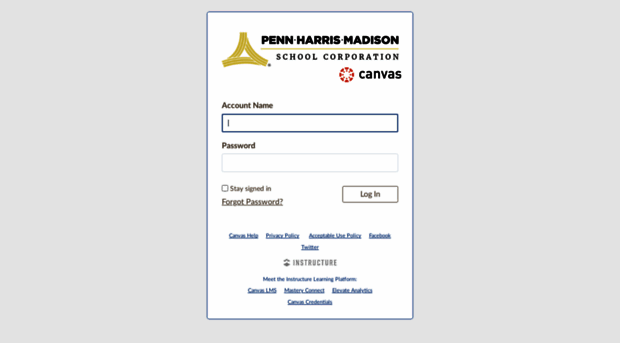 phm.instructure.com - Log In to Canvas - Phm Instructure